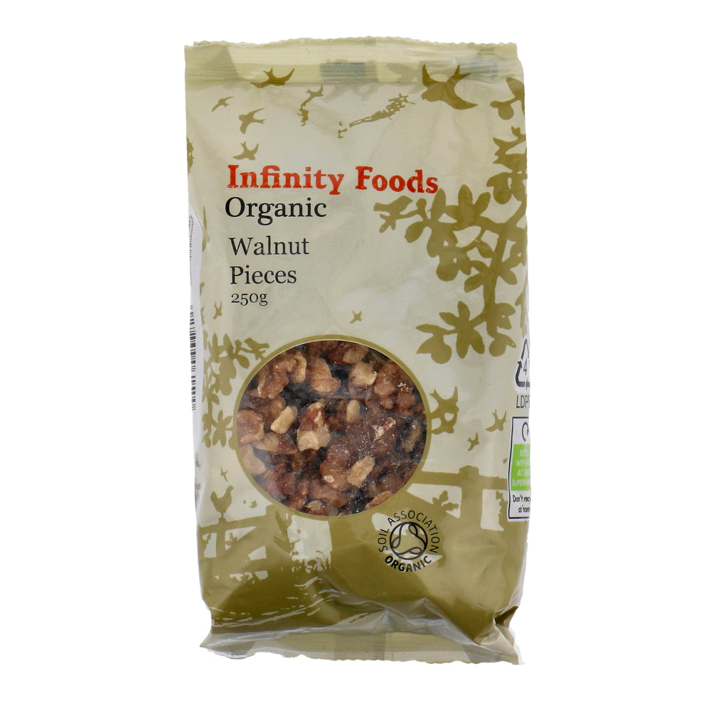 Organic Walnut Pieces Light, 250gm – SuperNature