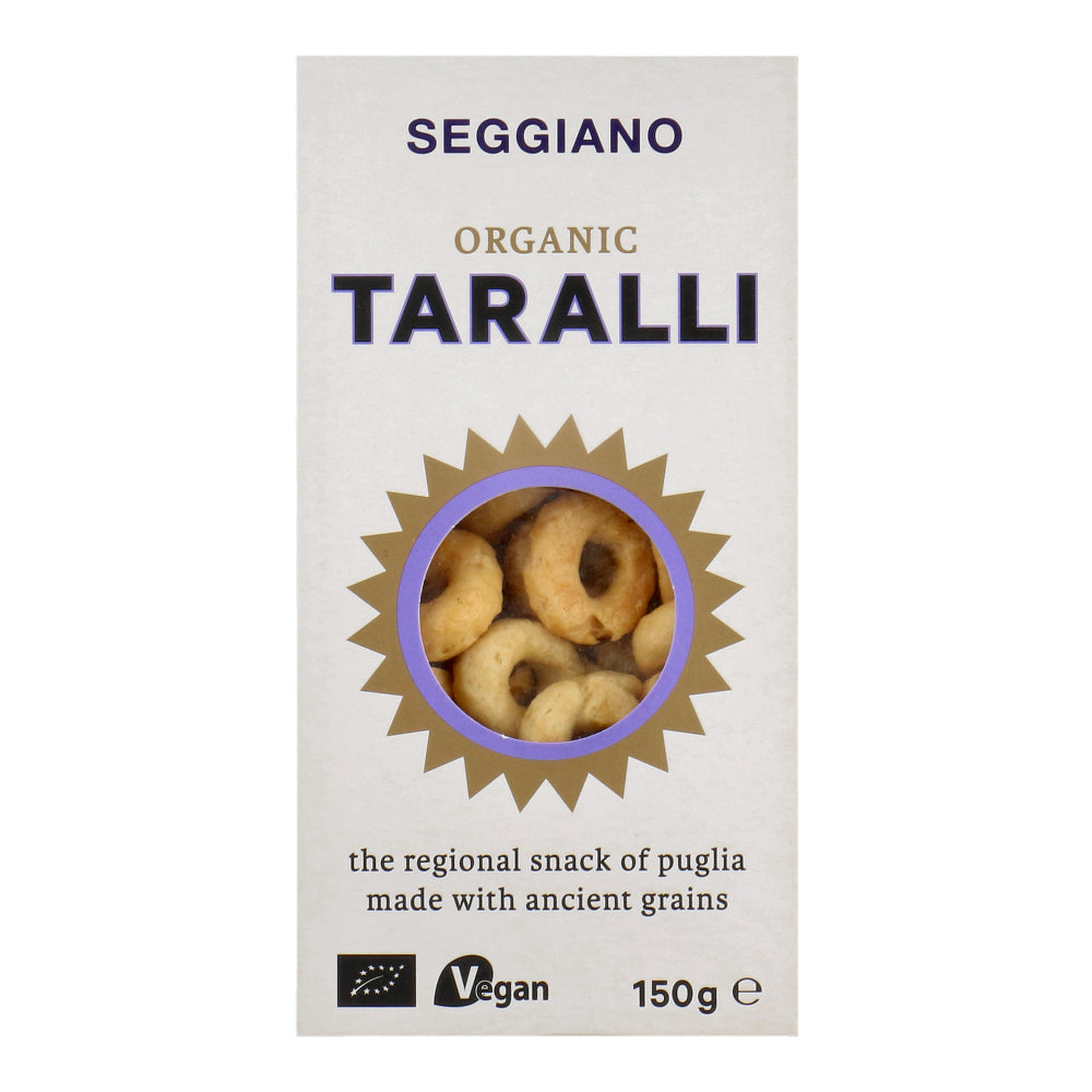 Organic Taralli Snack Vegan, 150gm – SuperNature