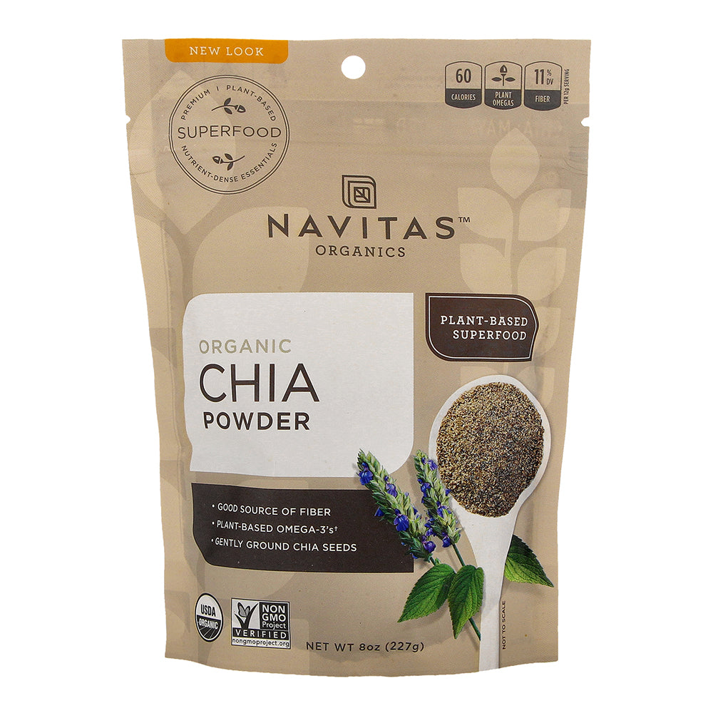Organic Chia Seed Powder Vegan Gluten Free, 227gm – SuperNature