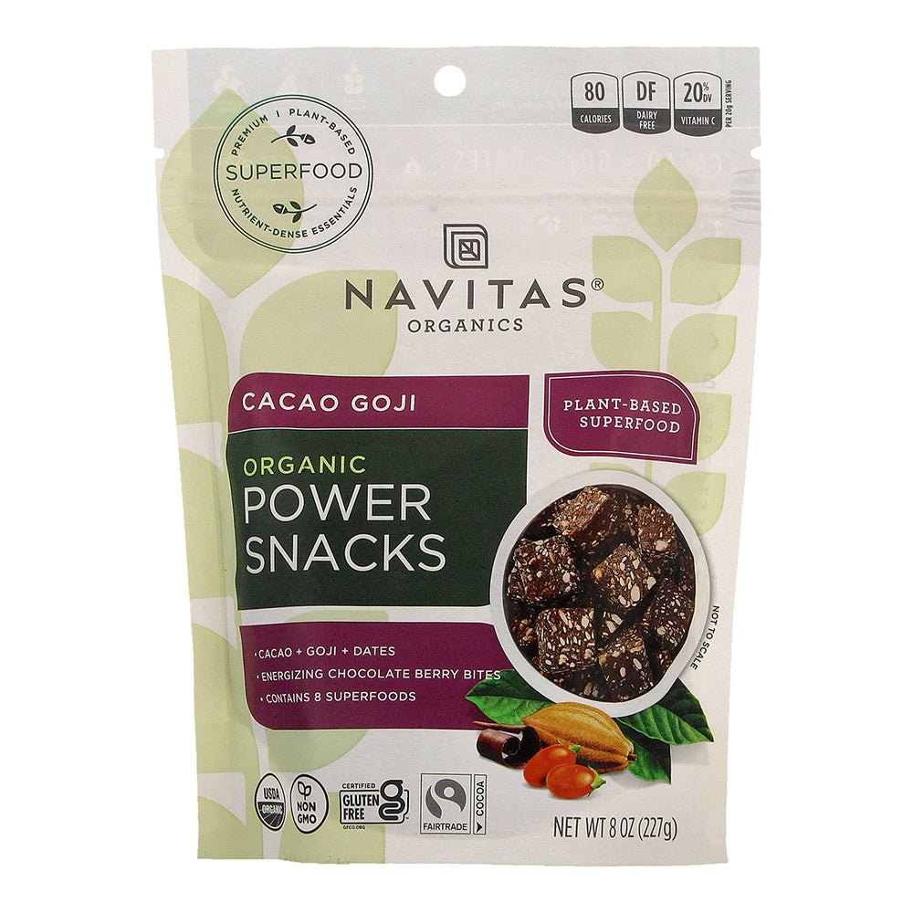 Organic Snacks Cacao Goji Vegan Gluten Free, 227gm – SuperNature