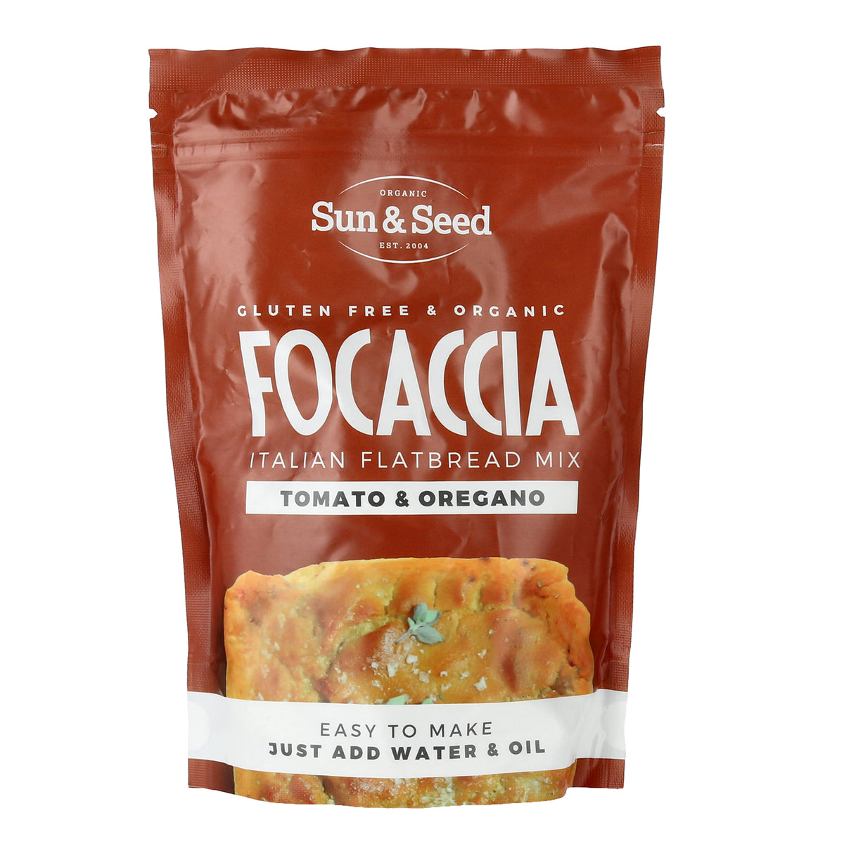 Organic Focaccia Mix Tomato & Oregano Gluten Free, 300gm – SuperNature