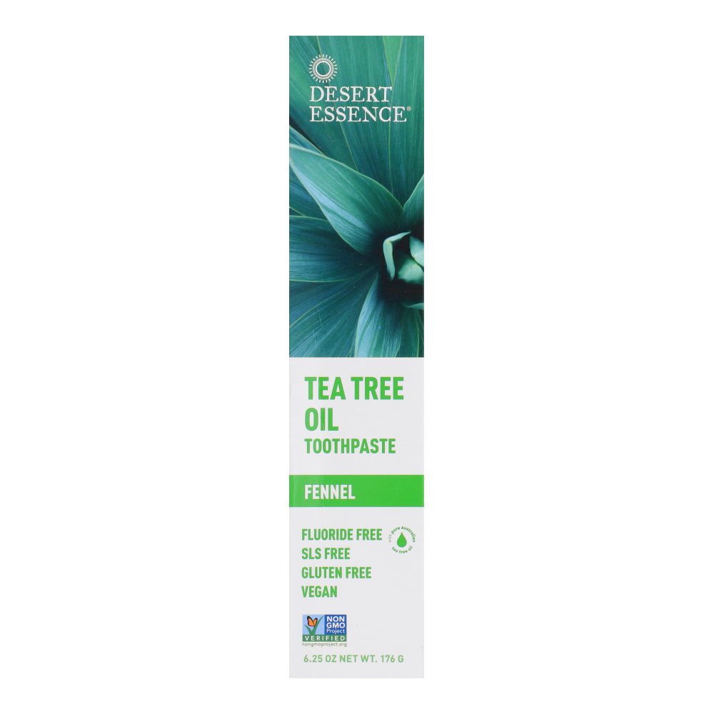 Tea Tree Oil & Fennel Toothpaste Gluten Free, 176gm