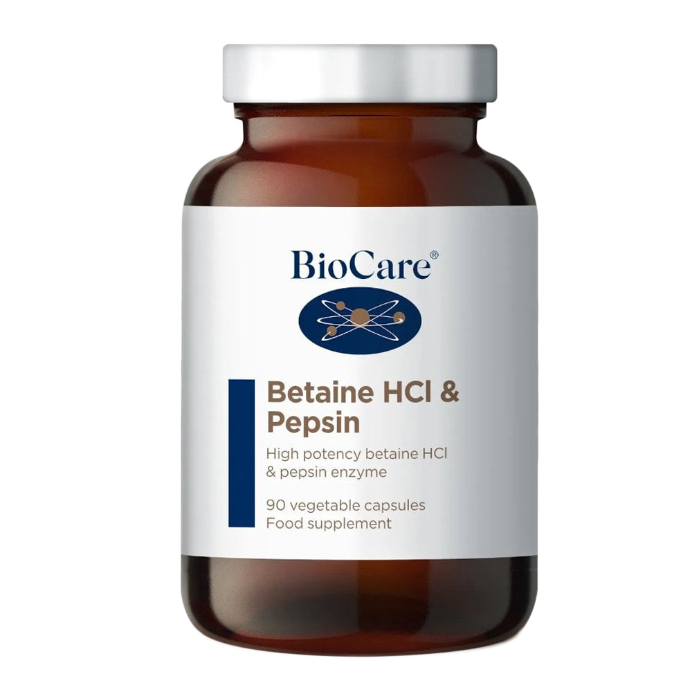 Betaine HCL & Pepsin, 90 Capsules – SuperNature