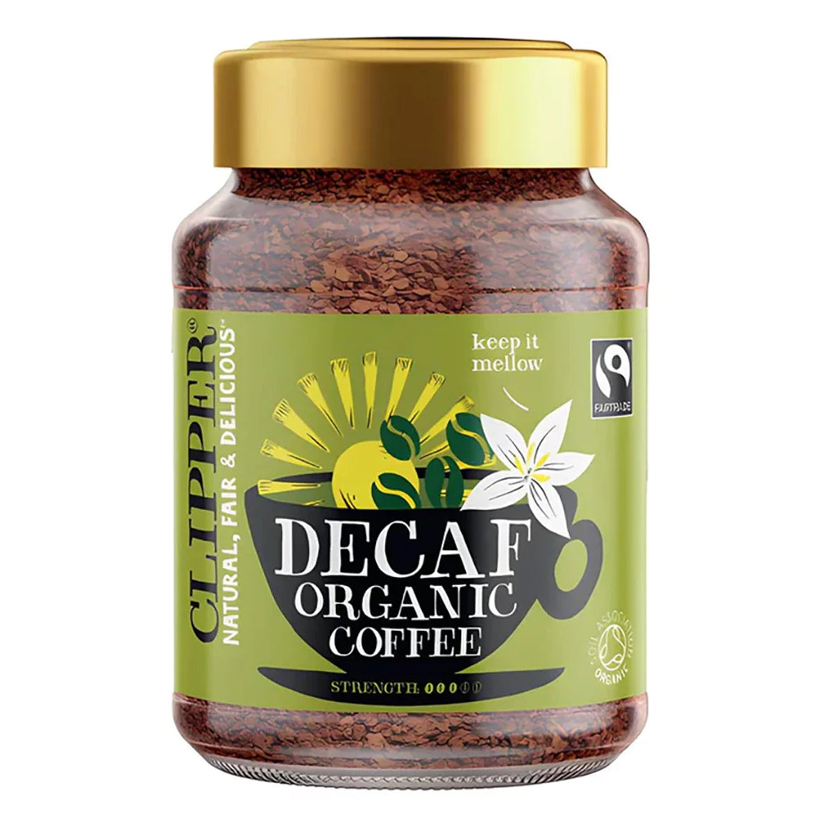 Organic Instant Decaffeinated Coffee, 100gm - SuperNature