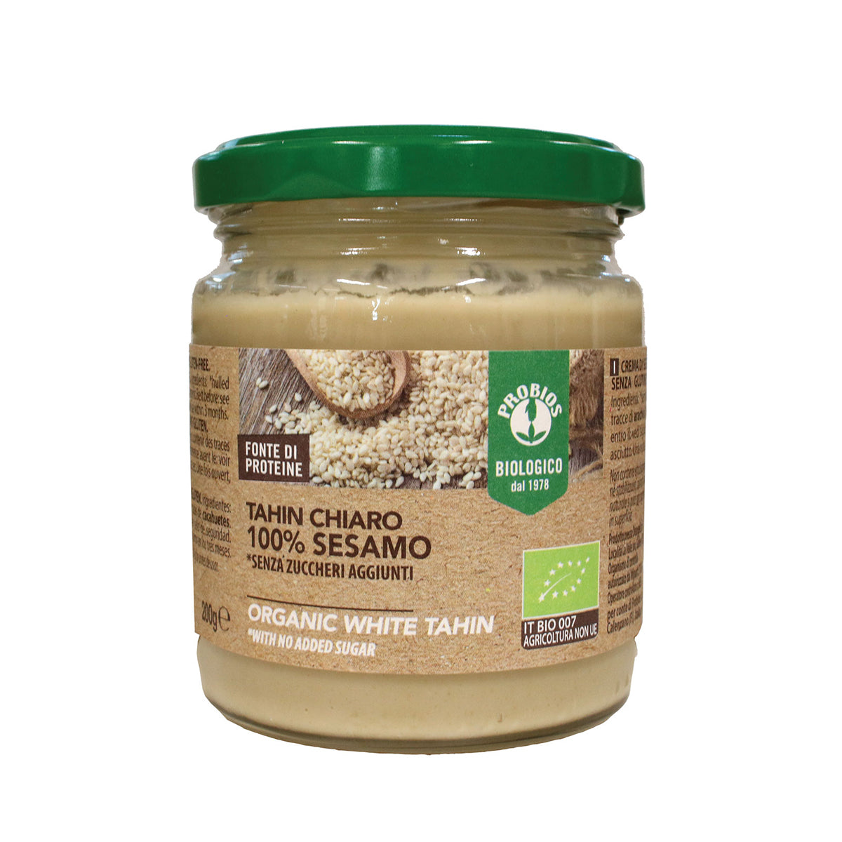 Organic Tahin Light Sesame Cream Spread Gluten Free, 200gm – SuperNature