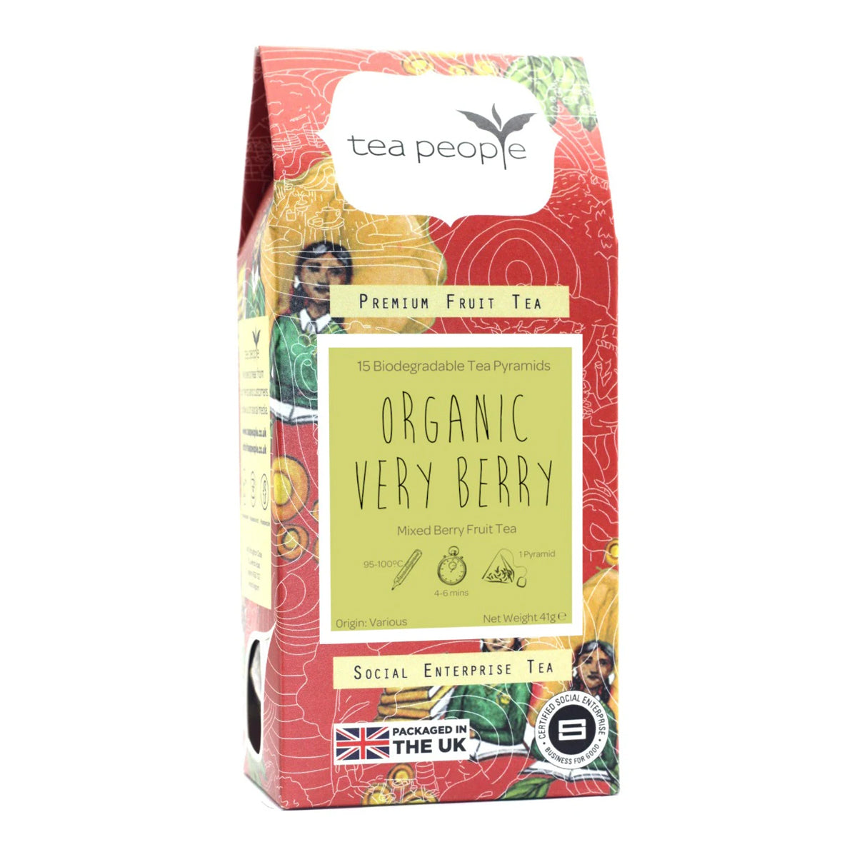 Organic Very Berry Fruit Tea Caffeine Free – SuperNature
