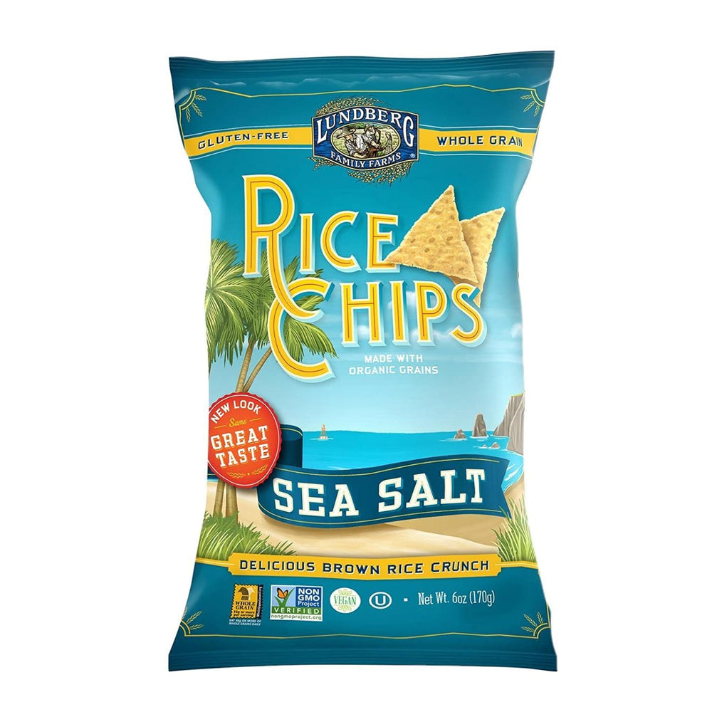 Rice Chip Sea Salt Vegan Gluten Free, 170gm – SuperNature
