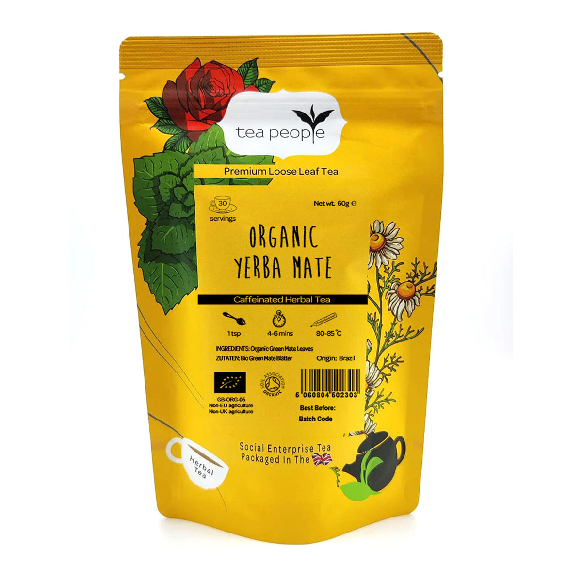 Organic Yerba Mate Loose Leaf, 60gm - Supernature