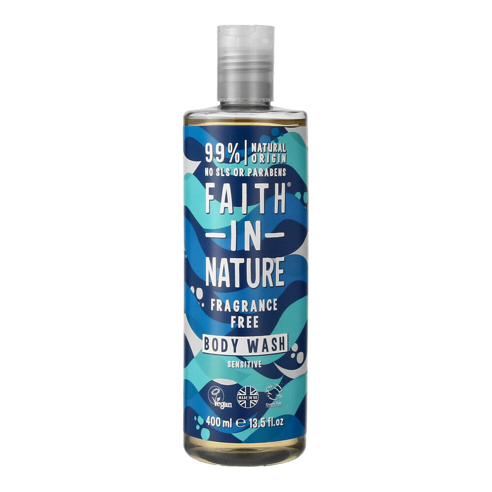 Fragrance Free Body Wash Vegan, 400ml - SuperNature