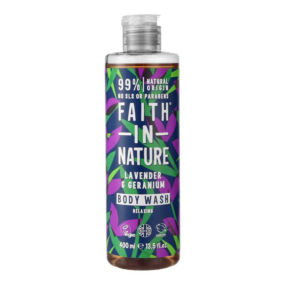 Lavender Geranium Body Wash Vegan, 400ml – SuperNature
