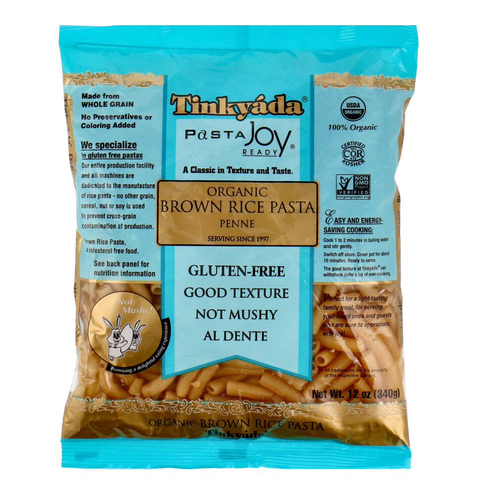 Organic Brown Rice Penne Pasta Gluten Free, 340gm – SuperNature