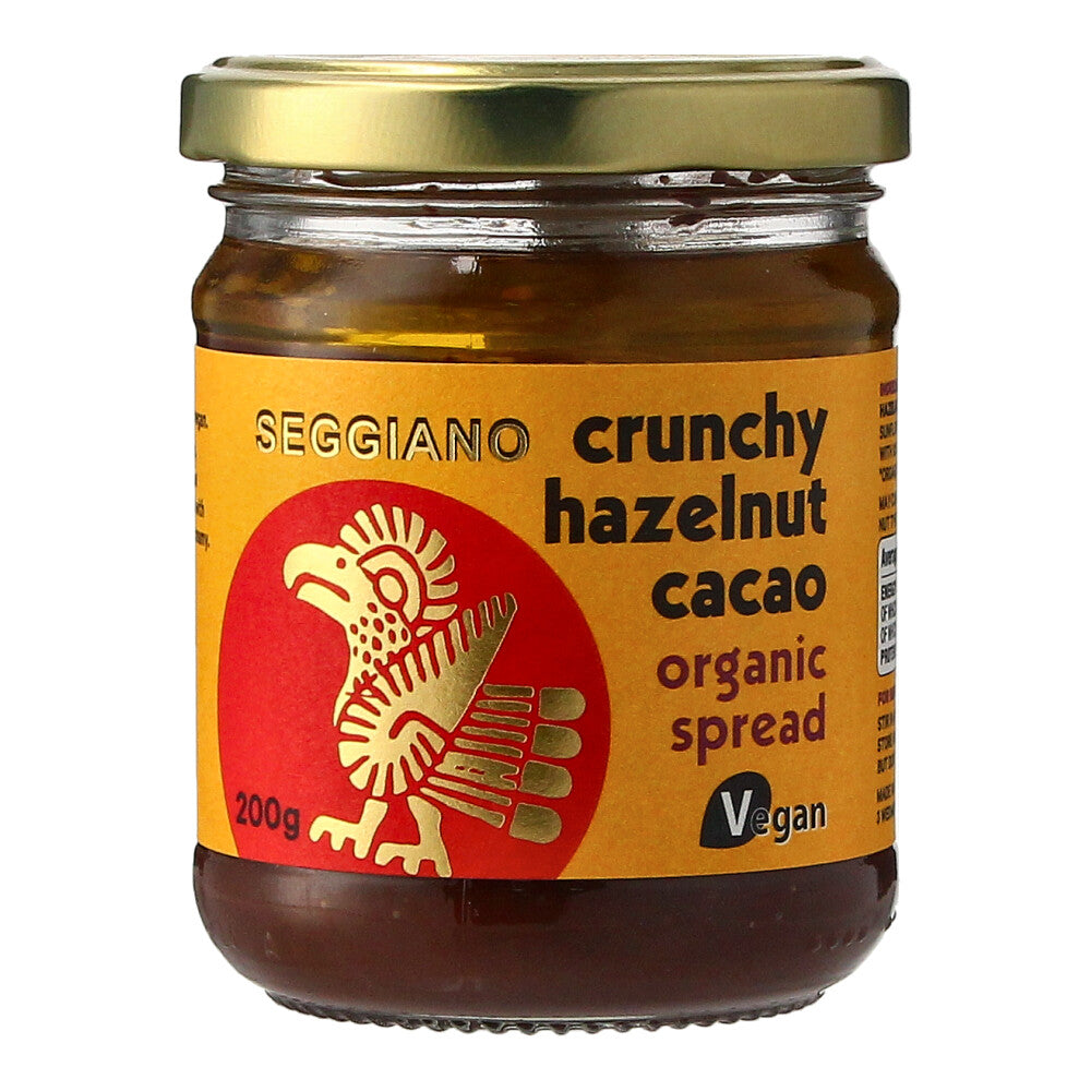 Organic Crunchy Choc Hazelnut Spread Gluten Free, 200gm
