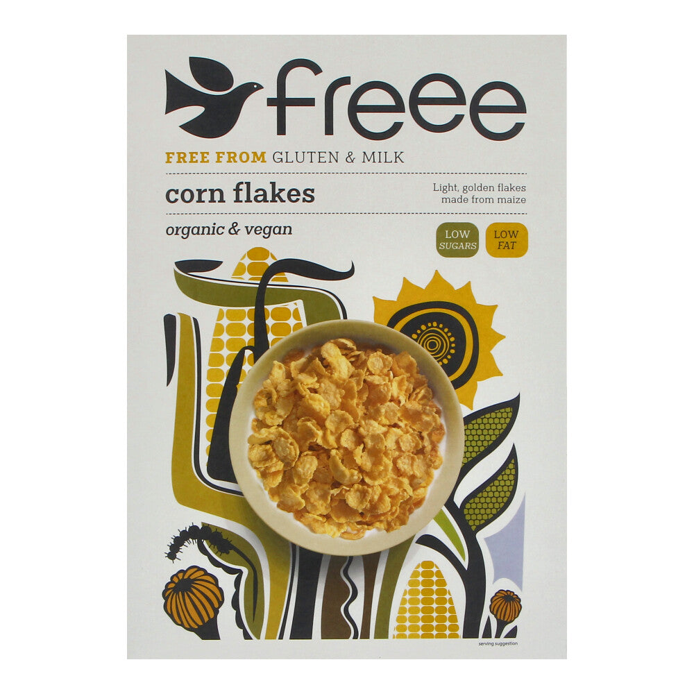 Organic Corn Flakes Cereal Vegan Gluten Free, 325gm – SuperNature