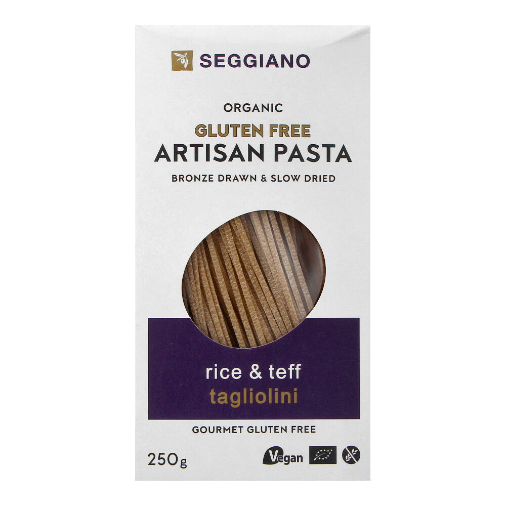 Organic Rice & Teff Tagliolini Pasta Vegan Gluten Free, 250gm – SuperNature