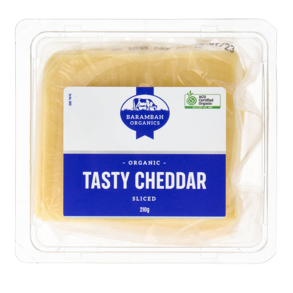 Tasty Sliced Cheddar Gluten Free, 210gm – SuperNature