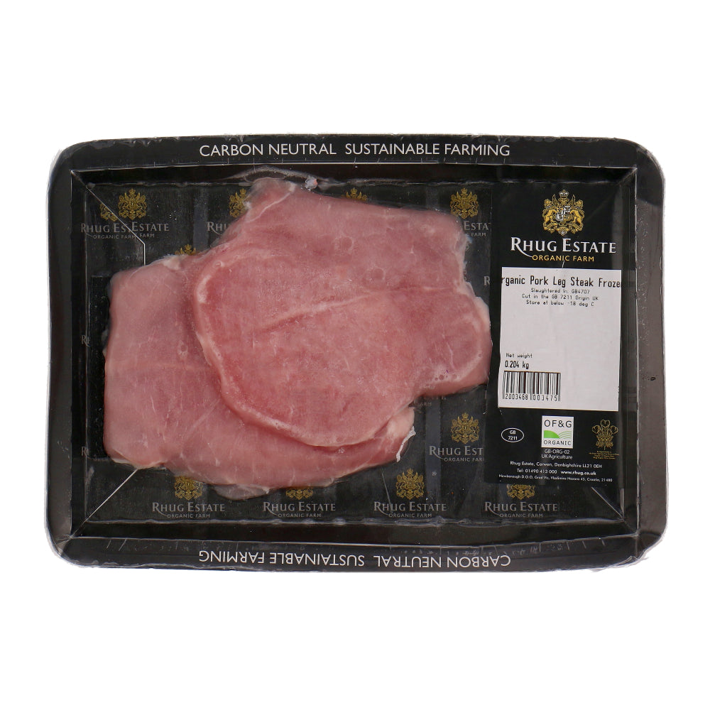 Organic Pork Leg Steaks (Frozen) Appx 180 - 200gm – SuperNature